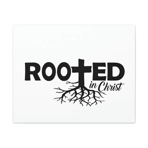 Scripture Walls John 15 5 Rooted In Christ Bible Verse Canvas Christian
