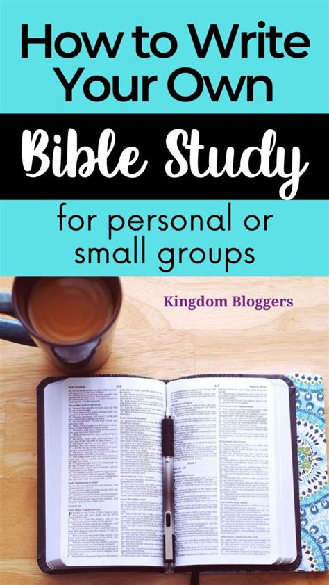 How To Write A Bible Study In 6 Simple Steps