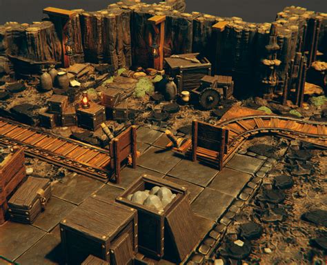 Abandoned Mine Minecart Station Tales Tavern