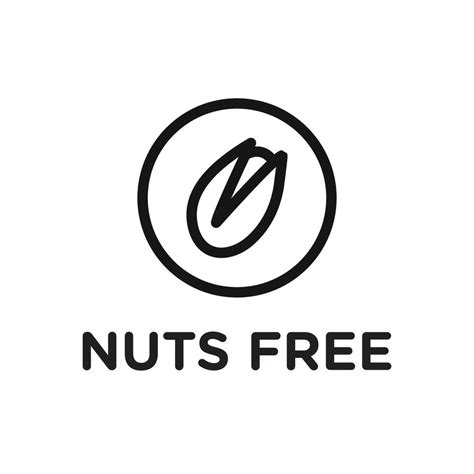 Nuts Free Icon Black Line Art Logo 48257356 Vector Art At Vecteezy