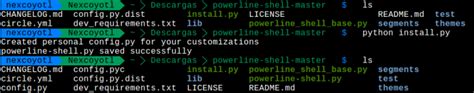 Configure Bash Prompt With Powerline Shell Master