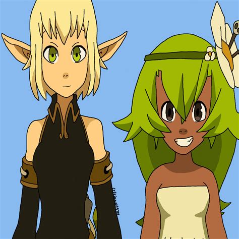 Drawing Of Eva And Amalia From Wakfu Colored By Cristianart5710 On