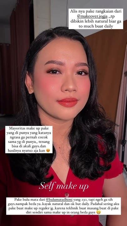 Self Make Up Class Makeupshorts Makeupartis Indonesianmua Beautyindustry Makeupjogja Youtube