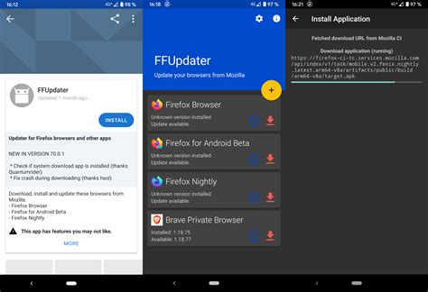 Use Firefox Updater To Install And Update Firefox On Android Without
