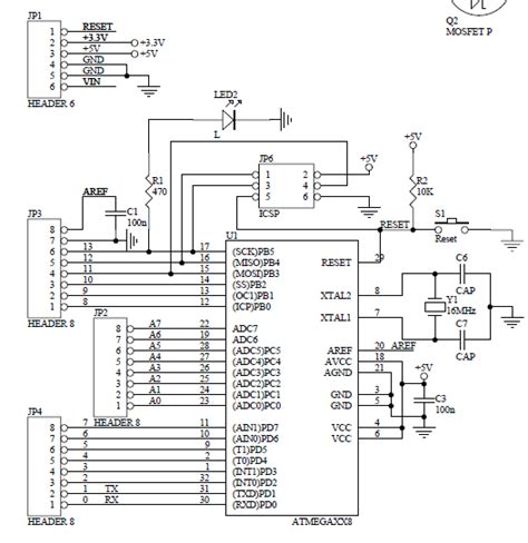 ATmega Schematic Circuit Download Scientific Diagram