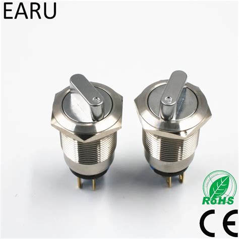 19mm 22mm 2 3 Position Push Button Switch Dpdt Selector Knob Rotary