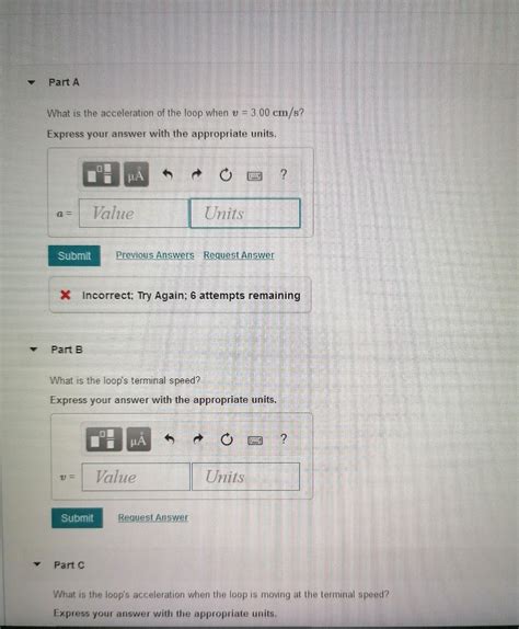 Solved A Very Long Rectangular Loop Of Wire Can Slide
