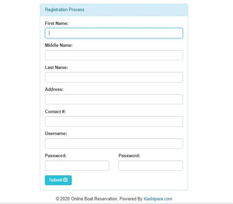 Online Boat Reservation System Project In Php With Source Code And