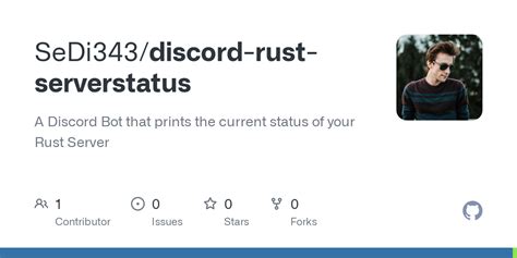 github sedi343 discord rust serverstatus a discord bot that prints
