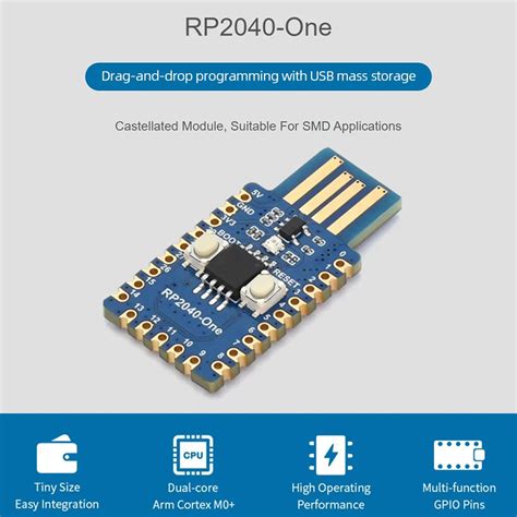 jual rp2040 mcu board based on raspberry pi rp2040 microcontroller