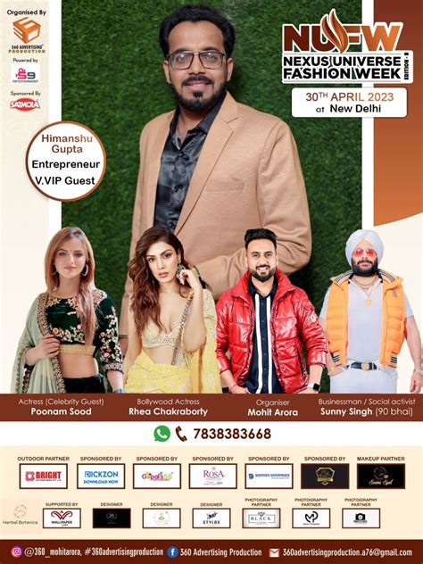 Himanshu Gupta On Linkedin Vvip Guest At Nexus Universe Fashion Week