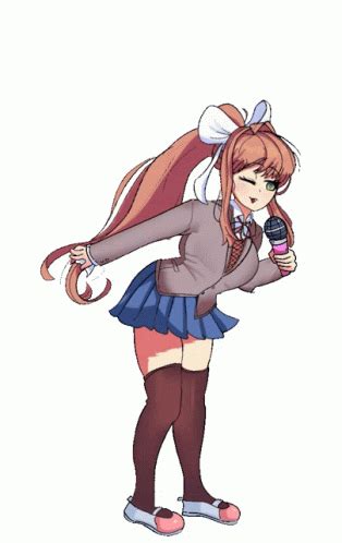 Monika Hd Monika Sticker Monika HD HD Monika GIF 탐색 및 공유