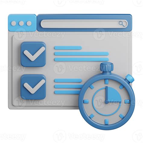 3d Rendering Webpage Speed Testing Isolated Useful For Digital