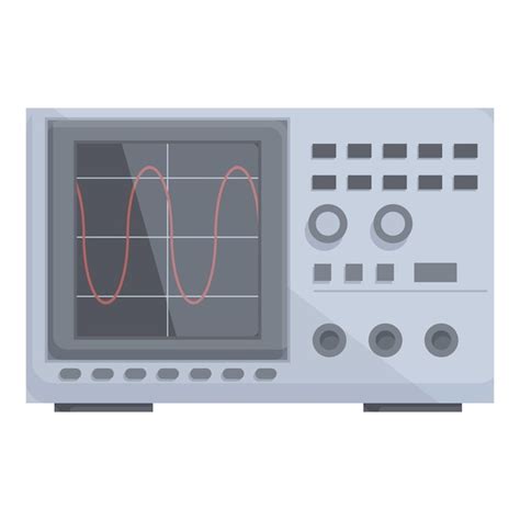 premium vector vector graphic of a digital oscilloscope with