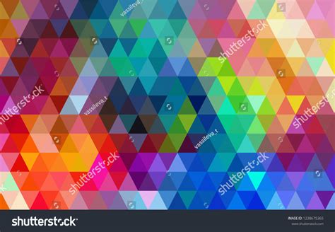 Multicolor Geometric Triangular Low Poly Low Stock Vector Royalty Free 1238675365 Shutterstock