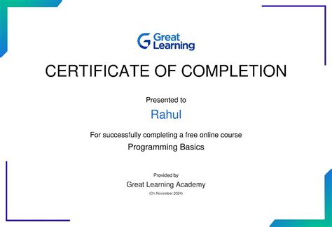 rahul on linkedin greatlearningacademy programmingbasics newskills careergrowth…