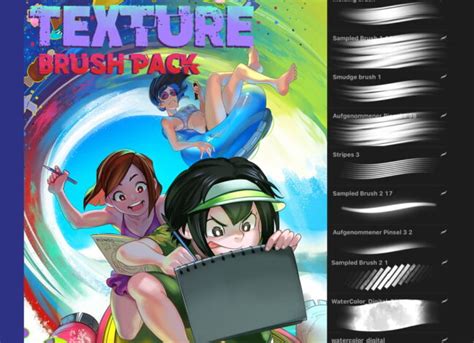 stunning textures procreate brushes graphicsbunker