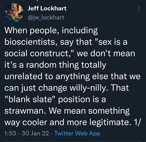 Sex Is A Social Construct R Witchesvspatriarchy