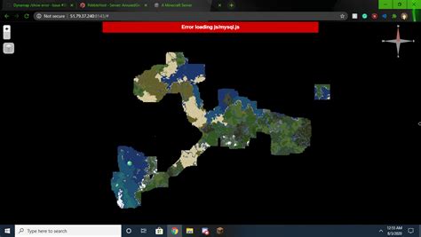 Dynamap Show Error Issue Webbukkit Dynmap Github