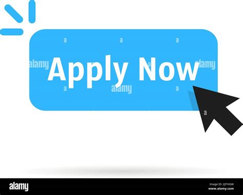 Blue Apply Now Simple Button Stock Vector Image Art Alamy