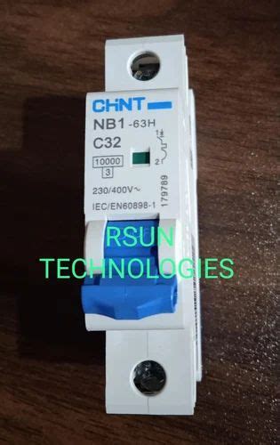 Chint Mcb 32 Amper Single Poles Chint Make C Curve Nb1 63h At ₹ 360