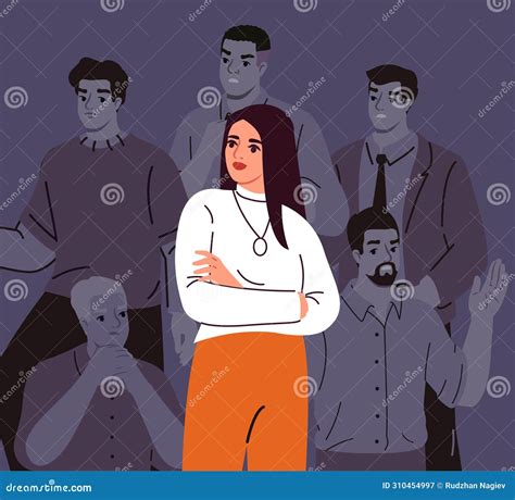 Gender Inequality Vector Concept Stock Vector Illustration Of