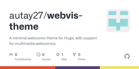 GitHub Autay Webvis Theme A Minimal Webcomic Theme For Hugo With Support For Multimedia
