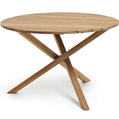 bord Ø110 i teak inout form hulténs