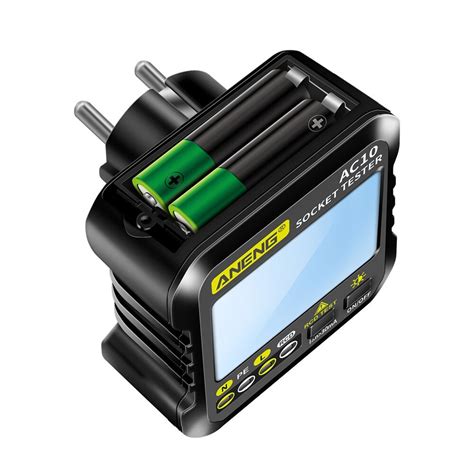 Aneng Ac10 Socket Tester Plug Detector Zero Line Plug Polarity Phase Detector Multimeter Digital