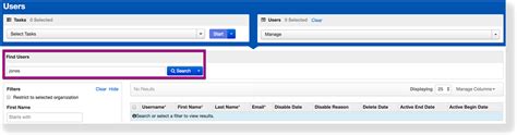 Edit A User Account