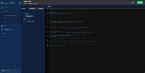 Deploy And Call Your First Cloud Code Functions Back4app Backend