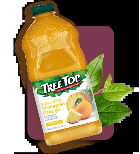 Juice Pineapple Orange Tree Top