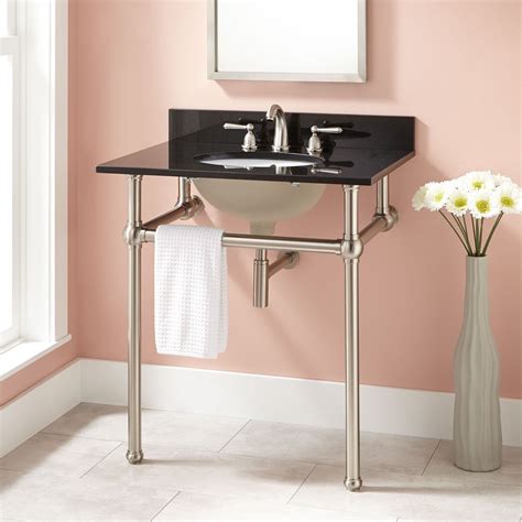 Console Sinks With Shelf At Greg Booth Blog
