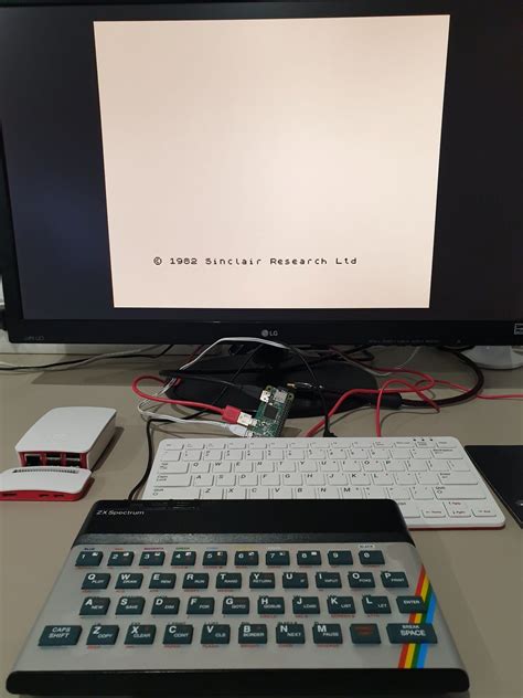 Zxbaremulator Running On Raspberry Pi Zero W With Recreated Zx Spectrum Perdigaos Arcade