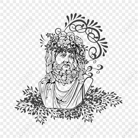 고대 유럽 일러스트 그리스 로마 신화 요소 전통 문양 리스트 라인 아트 Png 일러스트 무료 다운로드 Lovepik