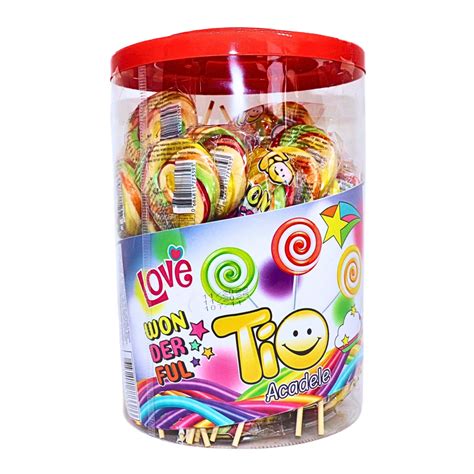 Acadele Rotunde Curcubeu Tio 20 G 50 Buc