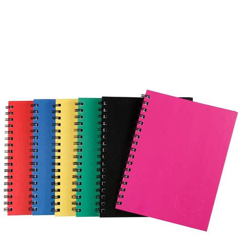 Spirax Notebook Hardcover A6 Assorted Colours Winc
