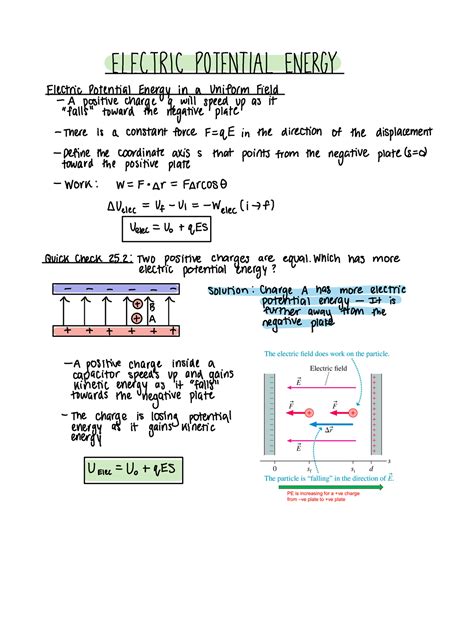 Lecture 10 Electric Potential Energy Chapter 25 Electric Potential