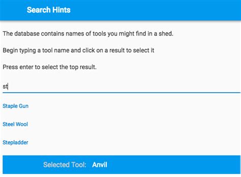 Searchable Dropdown List With An Autocomplete Feature Anvil Qanda