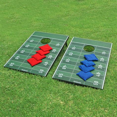 Gosports 10 Piece Football Cornhole Board Set And Reviews Wayfair Canada