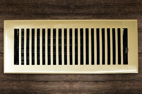 Cast Brass Contemporary Vent Covers Polished Brass Madelyn Carter
