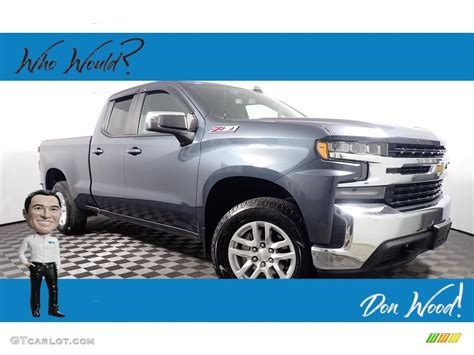 2019 Shadow Gray Metallic Chevrolet Silverado 1500 Lt Double Cab 4wd