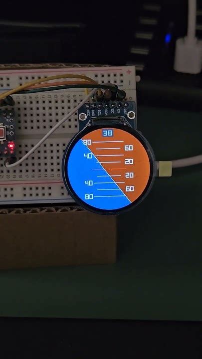 Artificial Horizon 40fps 16mhz Avr Arduino 240x240 Gc9a01a Arduino