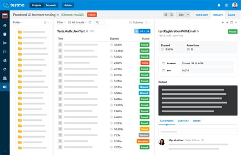 Selenium Test Management And Reporting Metrics Testmo