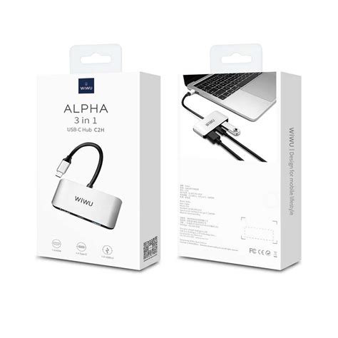 Wiwu 3 In 1 C2H Type C Hub WiWU Pakistan