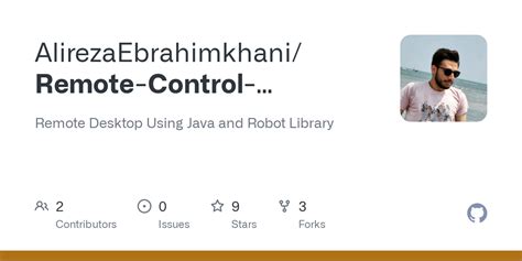 Github Alirezaebrahimkhaniremote Control Desktop Java Remote