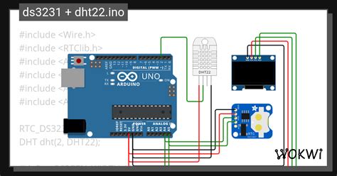 Rtc Temp Hum Ino Wokwi ESP STM Arduino Simulator