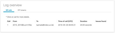 Expressway Sip Call Analyzer による Sip コールの解析 Cisco Community