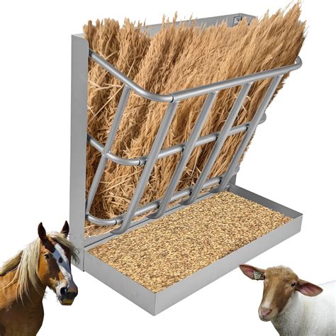 Toriexon Goat Hay Feeder 24 X 23 X 106 Hay And Grain