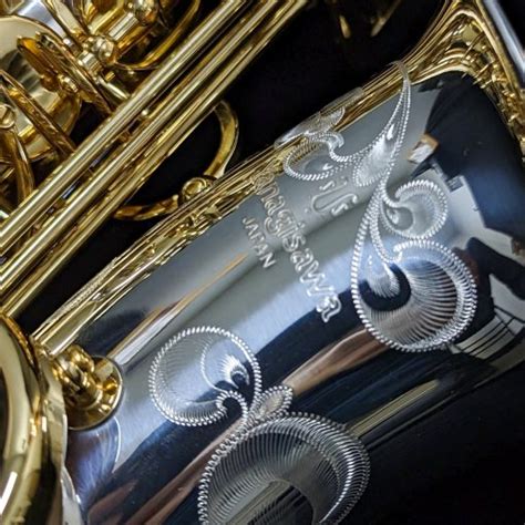 Used Yanagisawa Awo37 Solid Silver Alto Sax Like New